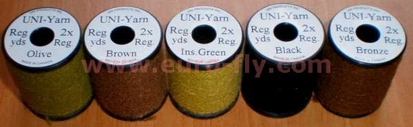 Uni-yarn regular : assortiment de 5 bobines (combo)